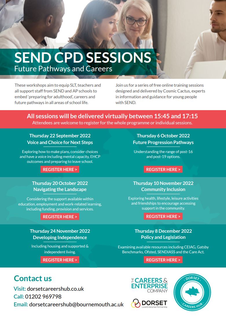 SEND Pathways and Careers CPD | Dorset Careers Hub